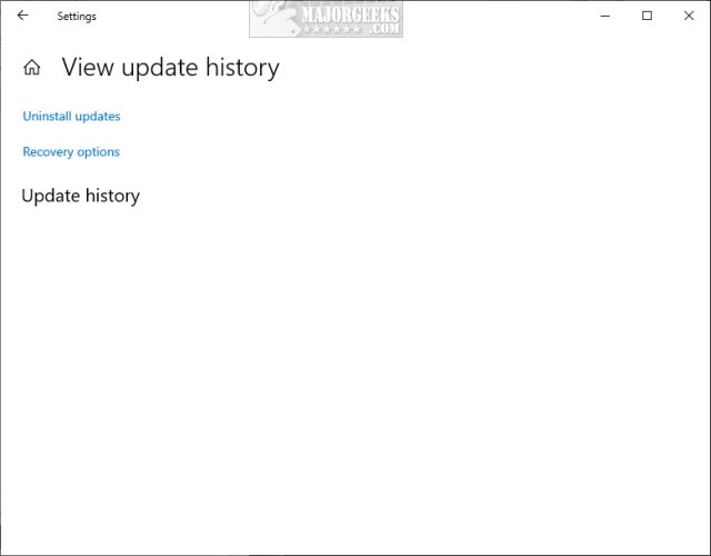How to Clear Windows Update History in Windows 10 & 11 - MajorGeeks How to Clear Windows Update History in Windows 10 & 11 - MajorGeeks
